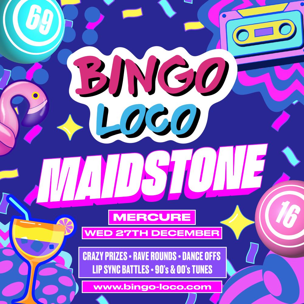 BINGO LOCO - Saturday 27th December 2023 - Mercure Maidstone Great ...